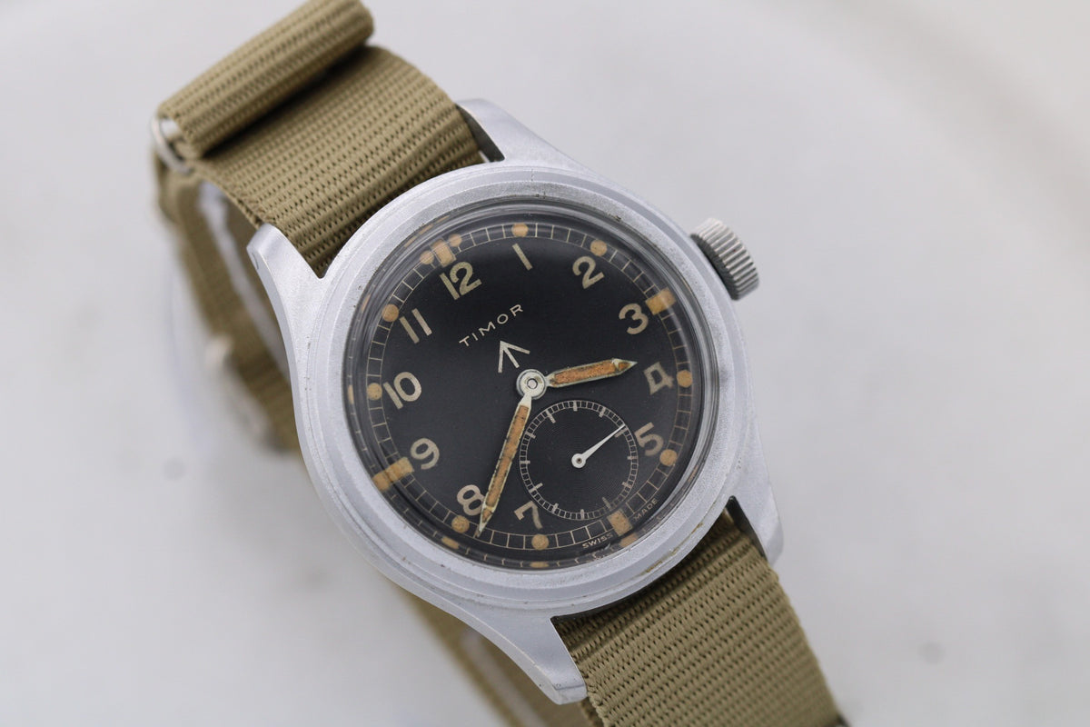WW2 Timor Dirty Dozen Army Wristwatch c.1945 – Waecce
