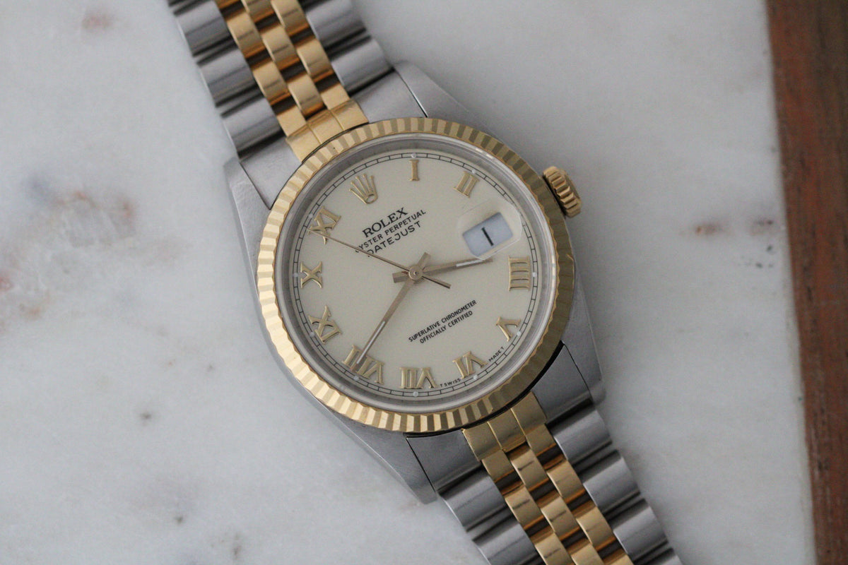 Rolex Datejust Ref.16233 18k Gold and Steel c.1988 Owned by WW2 Hero D ...
