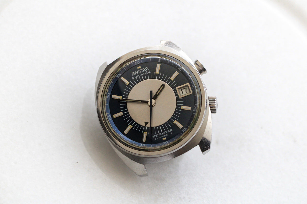 Vintage Enicar Memostar Alarm Wristwatch 298-01-01 – Waecce