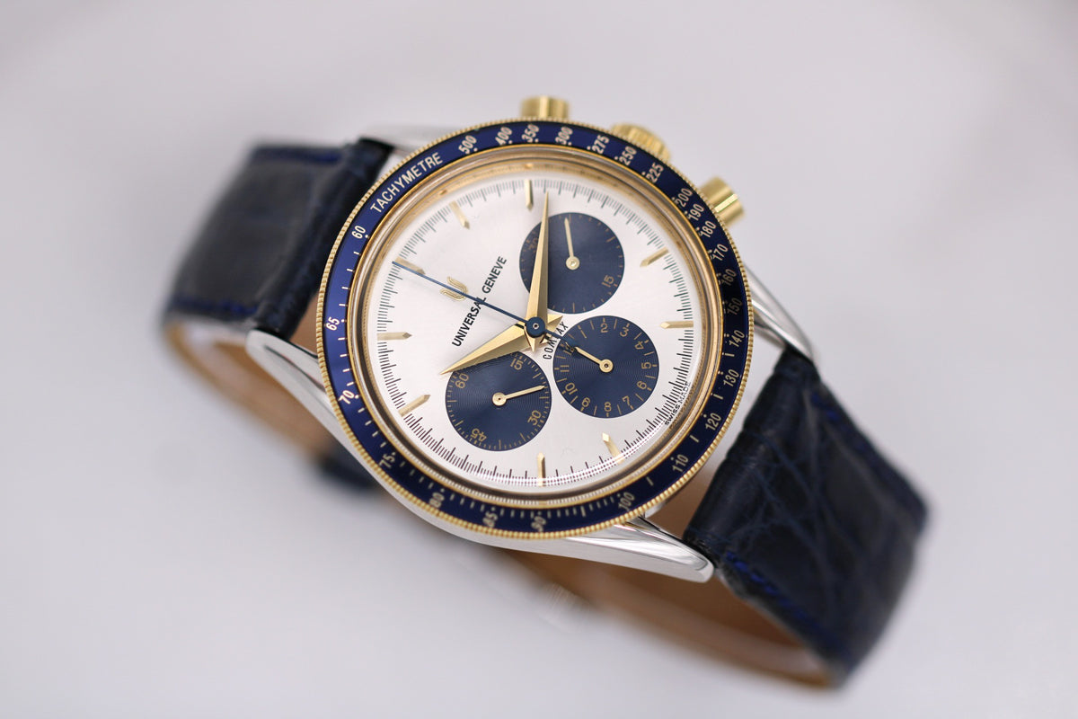 Universal Geneve Compax Panda "Baby Nina" Bi-Metal Chronograph Ref.284 ...