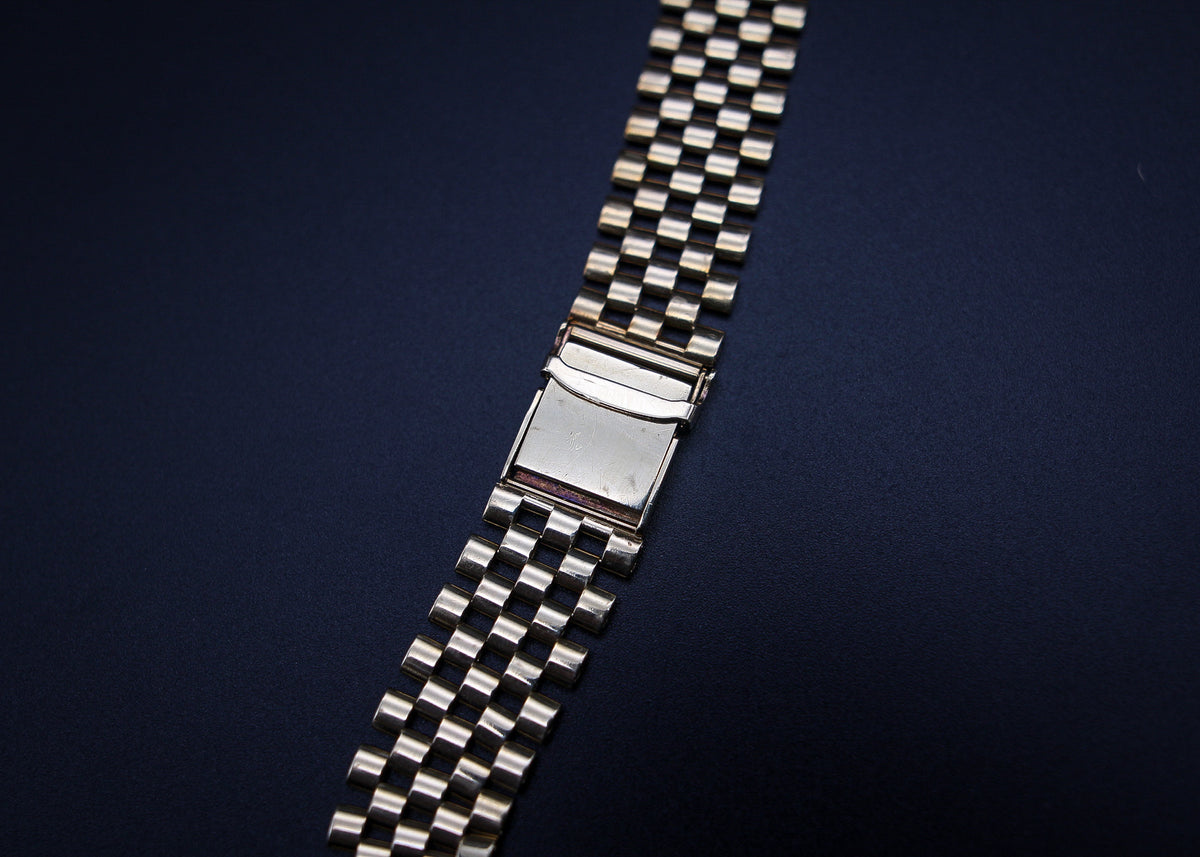 Superb Vintage NK Wristwear 9ct Gold Wristwatch Bracelet Strap 18mm en ...